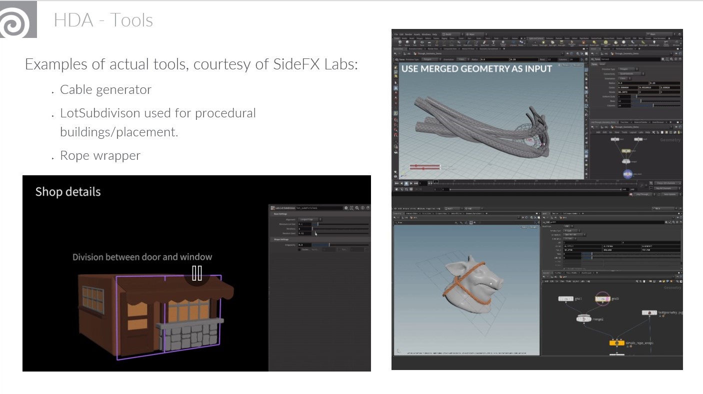 Houdini GDC Recap 2024 「手軽に学ぶプロシージャル:SideFX Labs & Houdini Engine