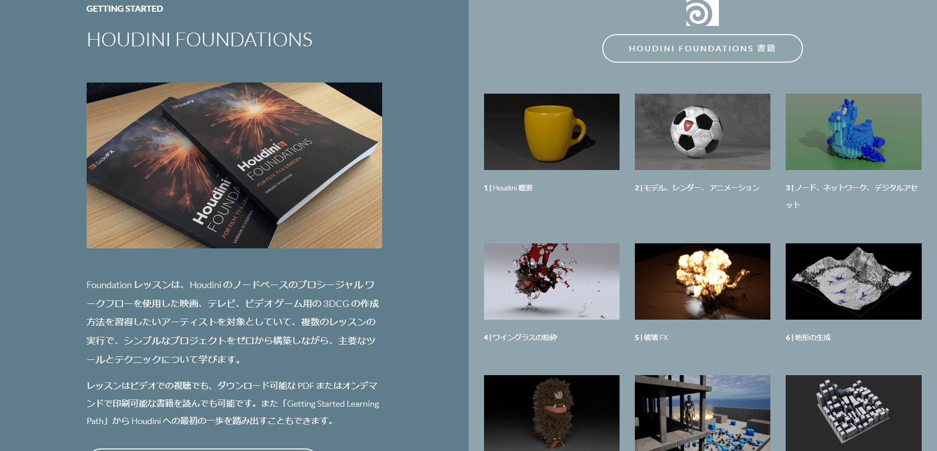 Houdiniスターターキット | 株式会社ボーンデジタル